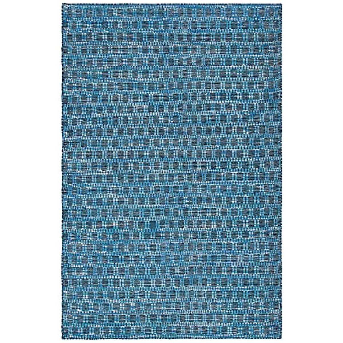 Safavieh Kilim Collection 5' x 8' Blue/Black KLM377M Flatweave Premium Wool Living Room Dining Bedroom Area Rug