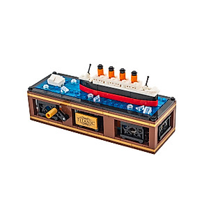 Brick Loot Iceberg Titanic Building Blocks Set with Light Kit & Motion, Toy Ship Model, Building Bricks Sets for Adults or Kids 6 Year Old +, Home Decor, Compatible with All Major Brands (319 Pieces)