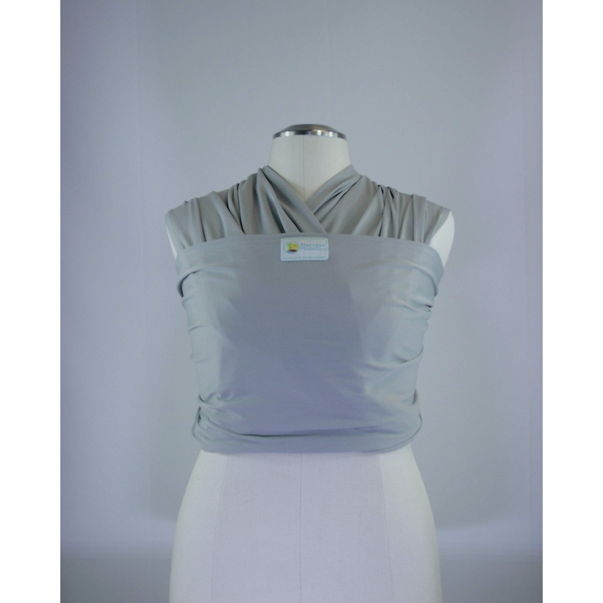 Everyday Wrap Baby Carrier by Beachfront Baby, Boardwalk Gray, one Size, Made with Repreve (Recycled Water Bottles), Water-Friendly, Moisture-Wicking