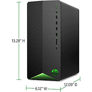 2022 Newest HP Pavilion Gaming Desktop, AMD 6-Core Ryzen 5 5600G Processor(Beat i7-10700K), AMD Radeon RX 5500, 16GB RAM, 256GB NVMe SSD, Win 11 Home + HDMI Cable (AMD RX5500 | 16GB | 256GB)