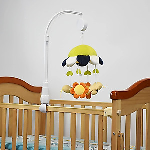 Baby Mobile arm with Music Mobile Motor,23 Inch Baby Mobile Holder for Crib,Musical Mobile arm for Crib