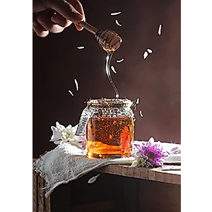 Honey Dipper Wooden Stick- Honey Dipper Honeycomb Stick Honeycomb Spoon Charcuterie Utensils Honey Spoon Honey Server Honey Stirrer Honey Wooden Dipper 3 Inch Wedding Party Gift Craft 20 Pack