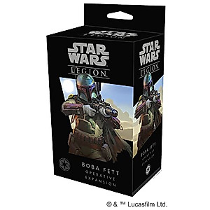 Star Wars: Legion Boba Fett OPERATIVE EXPANSION - Deploy the Notorious Bounty Hunter! Tabletop Miniatures Strategy Game for Kids & Adults, Ages 14+, 2 Players, 3 Hr Playtime, Made by Atomic Mass Games