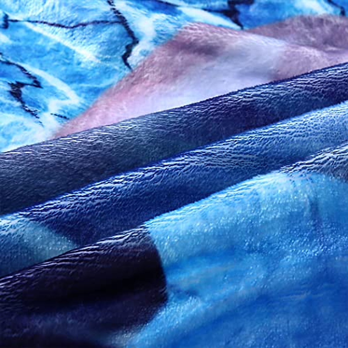 TSlook Soft Warm Blankets Sofa Bed Throw Turtle Dolphin Guitar Ocean 50 x 80 inch