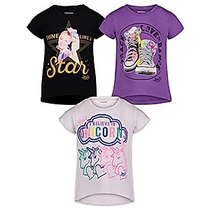 JoJo Siwa Big Girls Fashion 3 Pack T-Shirts 14/16
