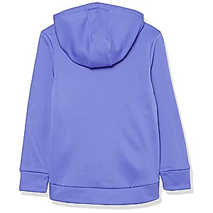 Under Armour Girls Armour Fleece Full Zip Hoodie , (184) Brilliant Violet / / White , Youth Large