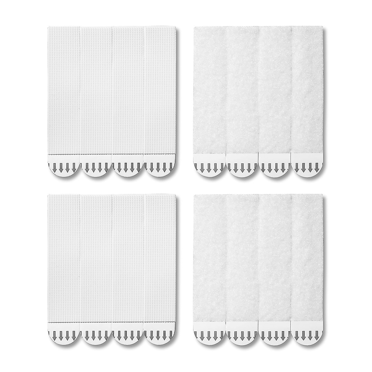 28-Pairs(56 Strips) Large Picture Hanging Strips Heavy Duty, Removable Hook and Loop Tape, Picture Hanger Damage Free, Adhesive Strips for Frame Hanging and Christmas Decorations