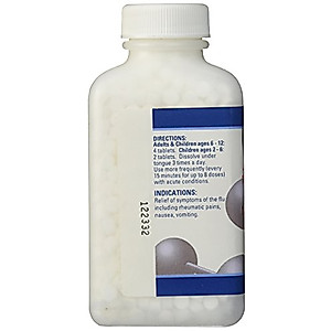 Cold and Flu Medicine, Nausea Relief, Homeopathic Treatment, Hyland's Cell Salts #11 Natrum Sulphuricum 6X Tablets, 1000 Count