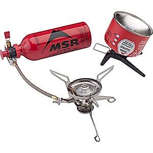 MSR WhisperLite Universal Compact Hybrid Fuel Camping and Backpacking Stove