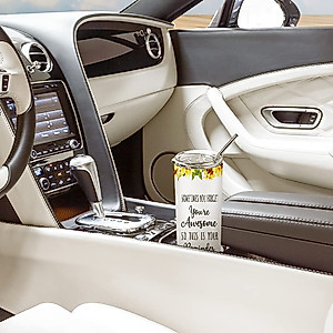 Fatbaby Inspirational Gifts For Women, Best Friend, Coworker,Sister,Daughter, Birthday Graduation Thank You Motivational Gifts Tumbler Cup,Vacuum Insulated Tumbler with Lid Straw 20oz