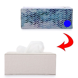 Sumnacon Tissue Box Cover Rectangle Linen Tissue Box,Stylish Tissue Box Holder with Magnetic Bottom,Decorative Tissue Cover for Bathroom Toilet Bedroom Living Room Table Desk Office, Beige