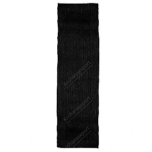 2x3, 2x4, 2x5, 2x6 Ft, 100% Natural Black Jute Runner Rug - Bohemian Jute Rug, Jute Runner Rug, Natural Fiber Runner Rug, Jute Braided Rug, Boho Decor Rug, Custom Size Rug (2x3 Ft, Area Rug)