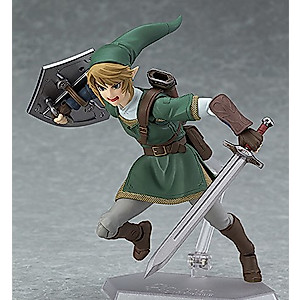 Good Smile The Legend of Zelda Twilight Princess Link (Deluxe Version) Figma Action Figure, 180 months to 1188 months