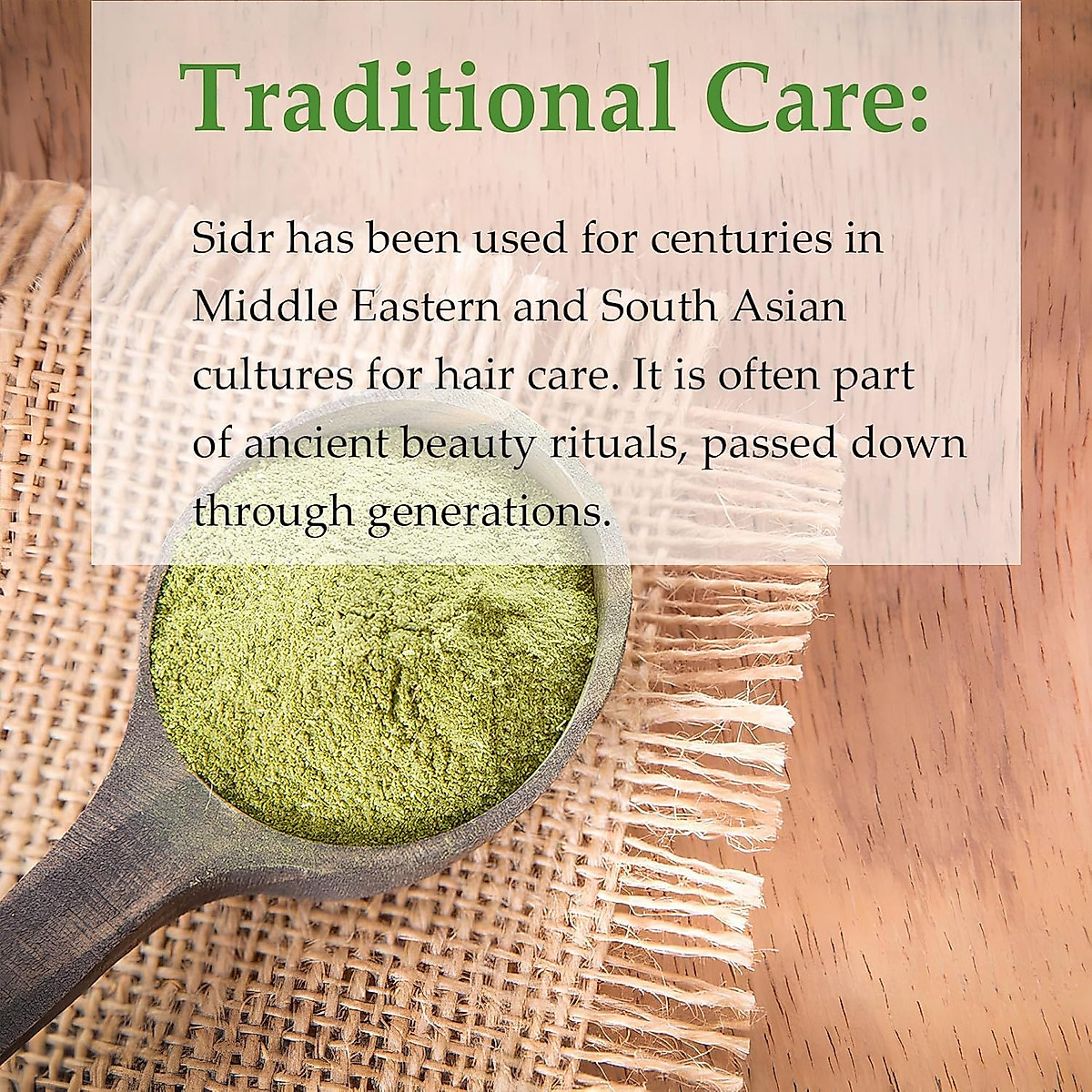 mi nature Sidr Powder, 227g (8oz, 0.5 lb) | Natural Hair Conditioner and Cleanser with Mucilages and Saponins for All Hair Types