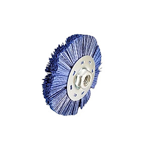 Dico Products 7200079 Brush with 5/8"-11 Thread, 4.5", Blue