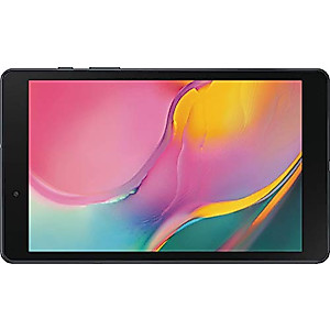 Samsung Galaxy Tab A 8.0" (2019, WiFi + Cellular) 32GB, 5100mAh Battery, 4G LTE Tablet & Phone (Makes Calls) GSM Unlocked SM-T295, International Model (Black) (Renewed)