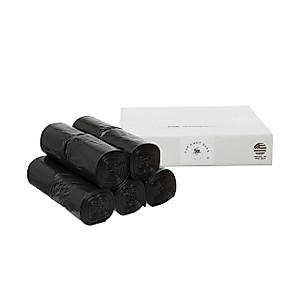 Top Knot Bags 55 Gallon Garbage Trash Bag 38X58" 1.2 Mil Black 100 Count Can Liner Bulk 56 Gallon 57 Gallon 58 Gallon 59 Gallon 60 Gallon 55-60 Gallon Made in USA