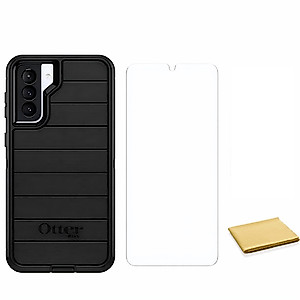 OtterBox Defender Series Case for Samsung Galaxy S21 Plus 5G (ONLY) - Case Only - Includes Screen Protector - Non-Retail Packaging - Black