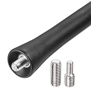 Bingfu Universal Vehicle Roof Mount Rubber Car Antenna Replacement Mast 9inch Compatible with Jeep Ford GMC Dodge Chevrolet Toyota Hyundai Infiniti Kia Nissan Chevy Mazda 3 Subaru Forester Vehicles