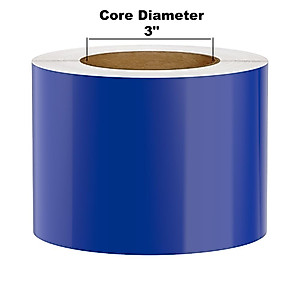 Premium Vinyl Label Tape for DuraLabel 9000 / Kodiak, LabelTac 9, VnM 8, SafetyPro 9G and Viscom ProMax 9, Blue, 4" x 150'