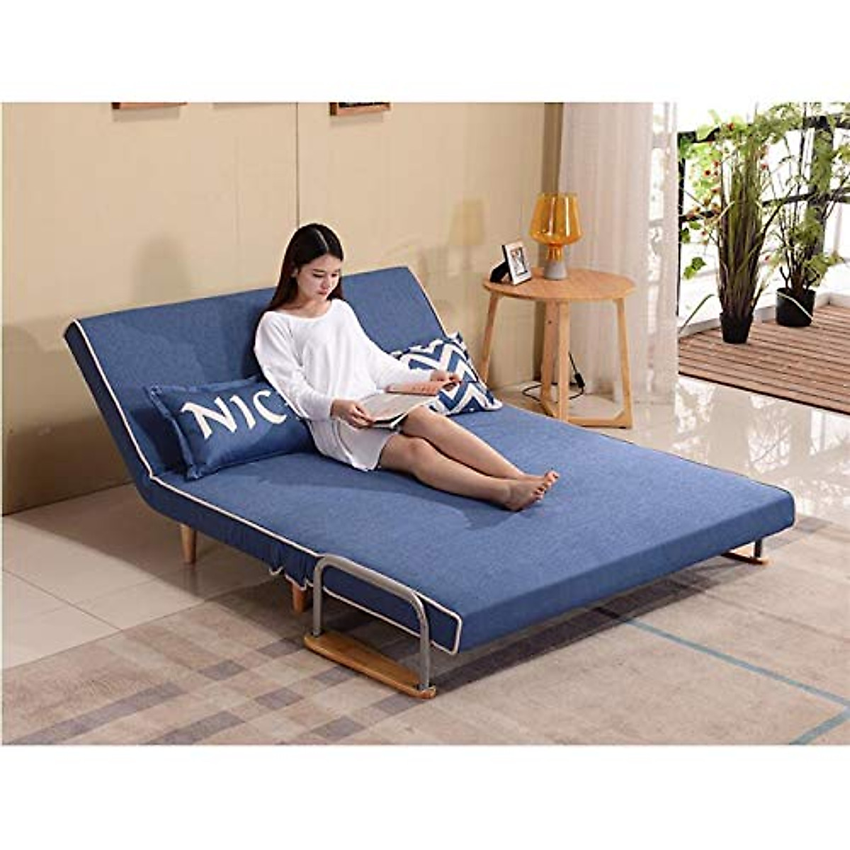 Sofa Couch Convertible Sleeper Sofa, Modern Convertible Sofa Bed for Living Room, Fold Up & Down Recliner Couch for Bedroom/Living Room/Balcony for Business Reception Room or Apartment ( Size : 120cm