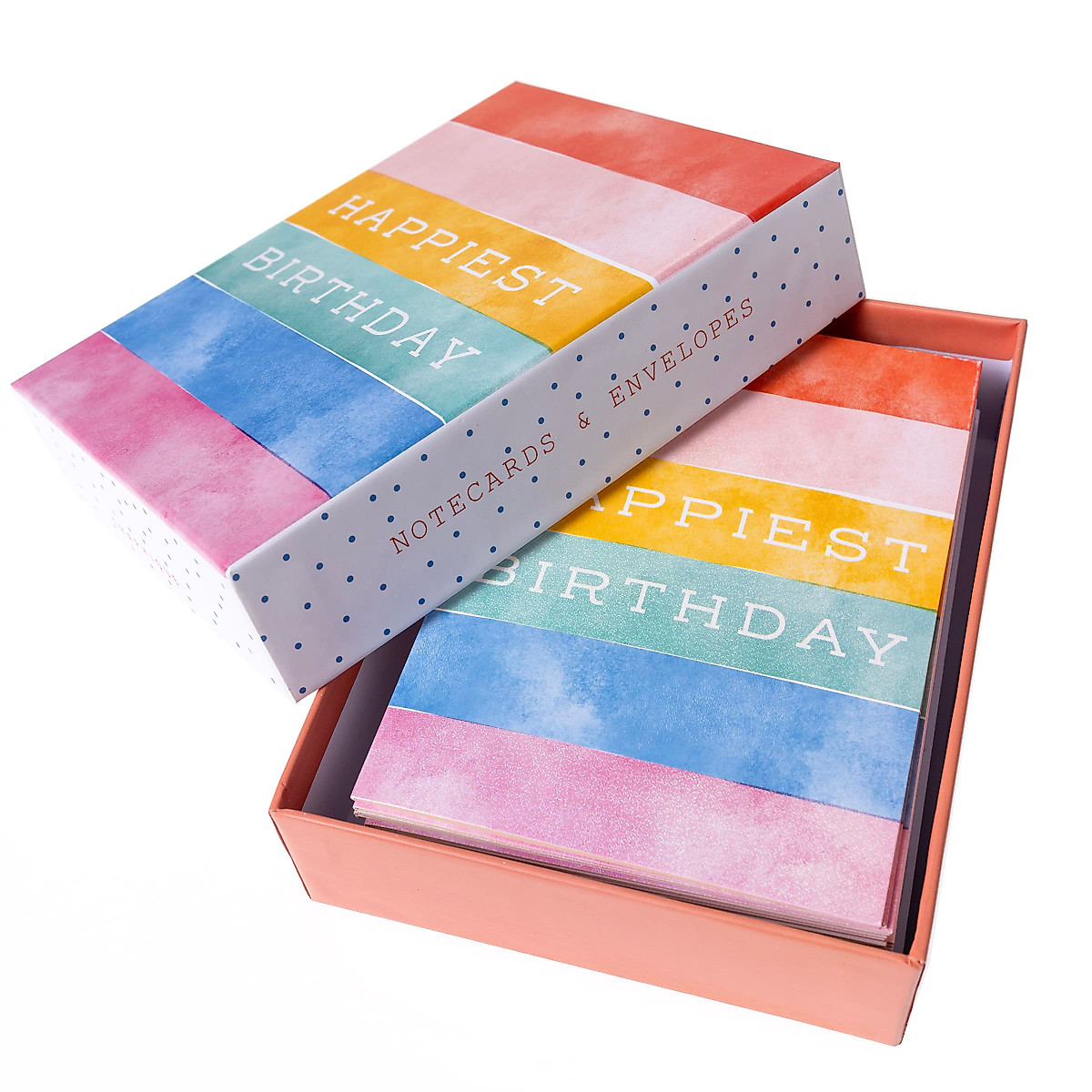 Graphique Birthday Assorted Cards | Pack of 20 Blank Cards with Envelopes | Family and Friends | 4 Assorted Designs with Holographic Foil Accents | Boxed Set for Personalized Notes | 4.25" x 6"