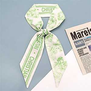 QTMY 3 Pack Purse Scarf for Bags Silk Head Scarf for Hair Handbag Women Scarfs Band Hair Neck Scarves Fashion Gifts,97