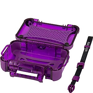 Nanuk 330-0013 Nano Series Waterproof Large Hard Case for Phones, Cameras and Electronics (Purple)