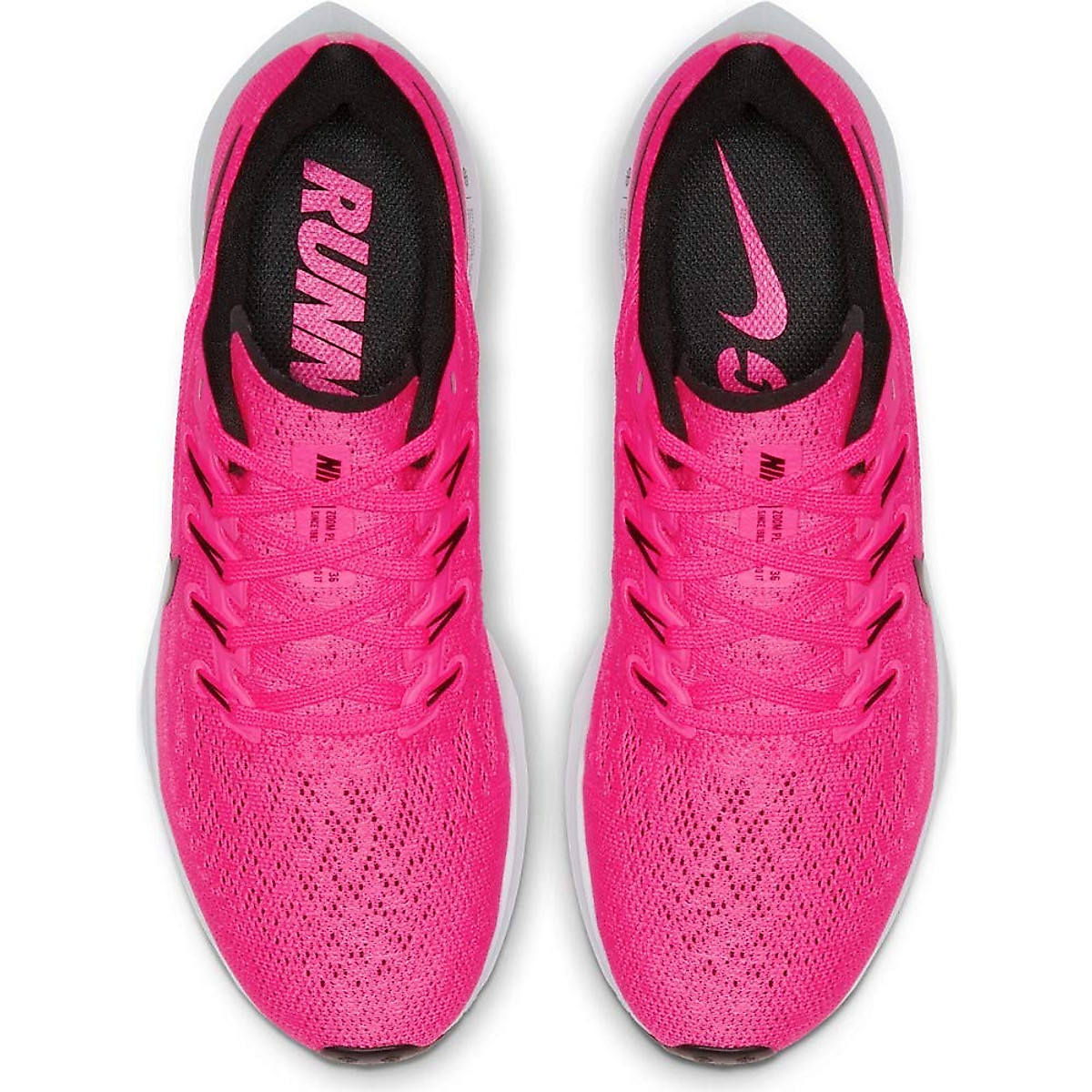 Nike Women's Air Zoom Pegasus 36 Running Shoes, Hyper Pink/Half Blue/Black, 7