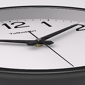 Totholztri Wall Clock 13 inch Including AA Battery and Hook