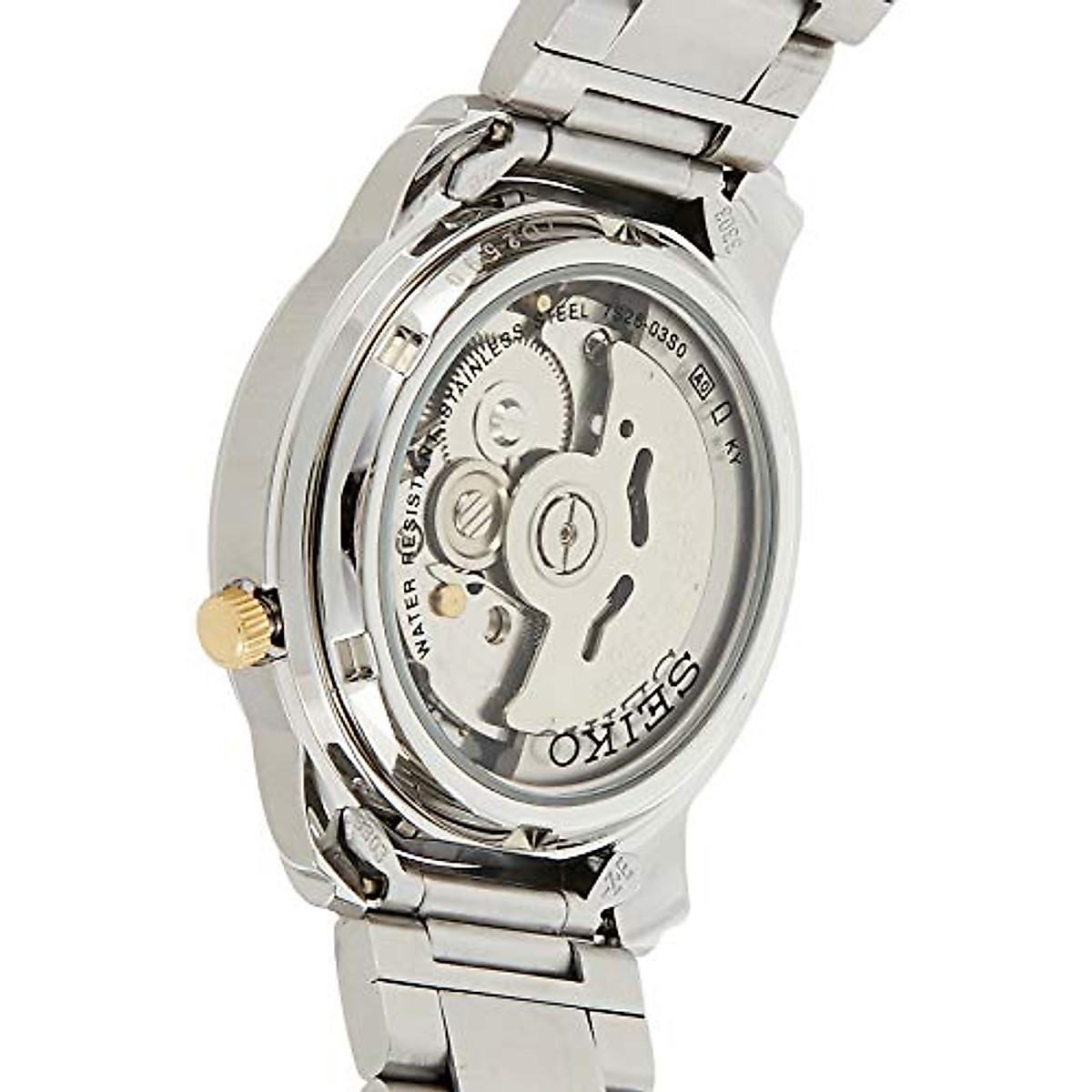 Seiko Mens Analogue Automatic Watch with Stainless Steel Strap SNKL81K1