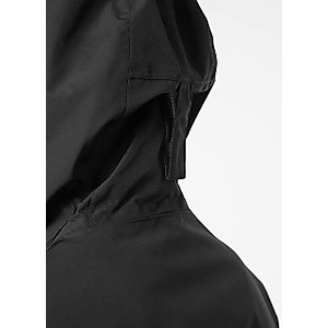 Helly Hansen Men's Seven J Waterproof Windproof Breathable Rain Jacket, 992 Black, XXXXX-Large