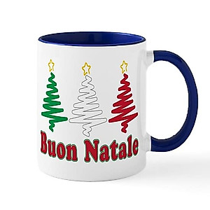 CafePress Buon Natale Mug Ceramic Coffee Mug, Tea Cup 11 oz