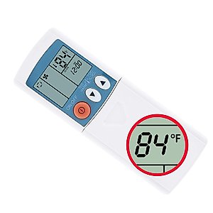RCECAOSHAN Compatible with Mitsubishi Electric Mr Slim Air Conditioner Remote Control E12785426 MSH09NW MSH15NN MSH12NN E02785426 PEA-A18AA7 Display in Fahrenheit