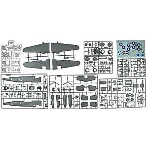 Premium Hobbies B-25C/D Rough Raiders 1:48 Plastic Model Airplane Kit 139V