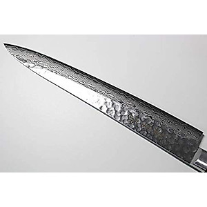 SAKAI TAKAYUKI hammered Damascus 17 Layer VG10 Sujihiki slicer knife 240mm