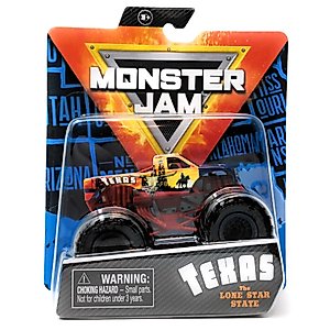 MonsterJam Texas The Lone Star State Truck Series 1:64 Scale