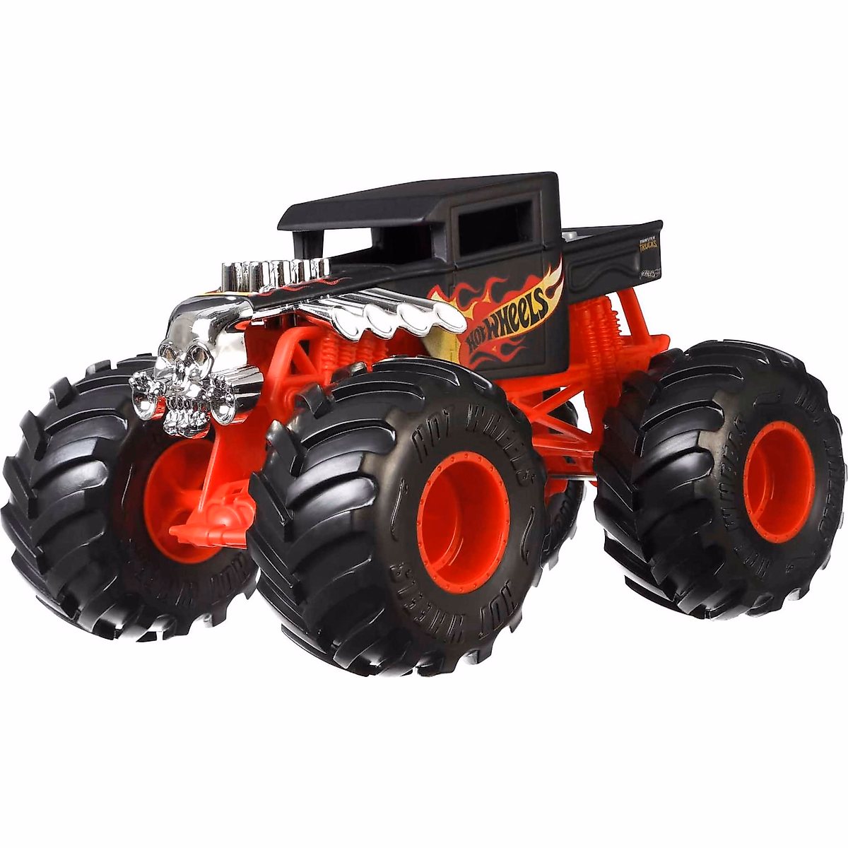 Hot Wheels Toy Monster Trucks, Oversized Die-Cast Bone Shaker in 1:24 Scale, Play Vehicle for Kids & Collectors