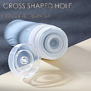 SaineeyCN 12 Pack Travel Size Bottles, Tsa Approved 3oz Travel Size Containers, BPA Free, Leak Proof, Portable Travel Accessories