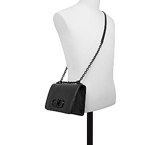 ALDO womens Women's ALDO Women s Ocerrann Crossbody Bag, Black/Black, One Size US