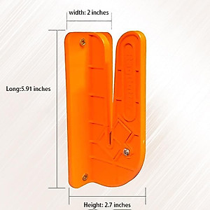 Wall-Mounted Rag Cutter, Rag Cutter Wall Mount, Shirt Cutter Orange Rag Cutter, T Shirt Cutter Tool Easily Cut Rags, Old Sheets, Towels, T-Shirts, Sheepskin Cloth and Bailing Twine (1 pack)