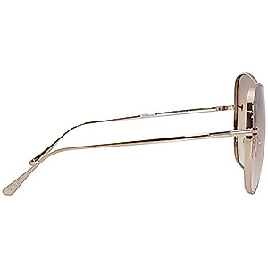 Sunglasses Tom Ford FT 0842 Nickie 28F Shiny Rose Gold/Gradient Brown To Light