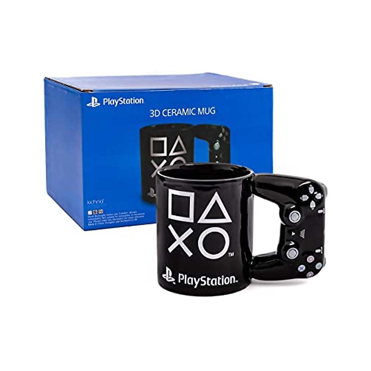 PlayStation Mug Gaming Remote Controller Handle 16oz Cup Game Gift