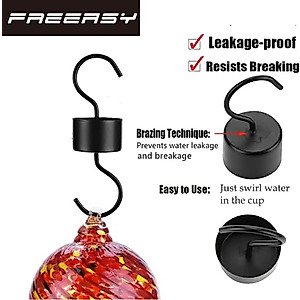 Hummingbird Feeder Ant Moat, Hummingbird and Oriole Feeder Hanging Ant Guard, Feeder Accessory Hooks - 2 Packs