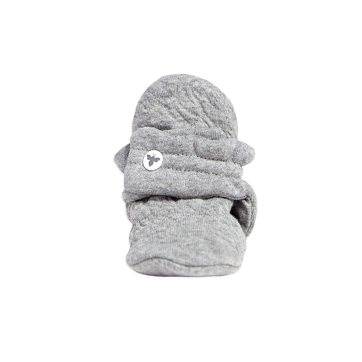 Burt's Bees Baby Baby Gender Neutral Color for Ages 0 to 9 Months Old Slipper Sock, Heather Grey Stripe, 6 Unisex Infant