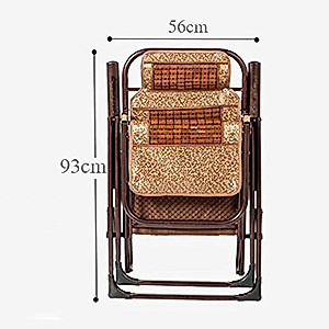 LLLY Office Folding Recliner Siesta Siesta Balcony Chair Folding Chair Adult Summer Cool Chair Recliner