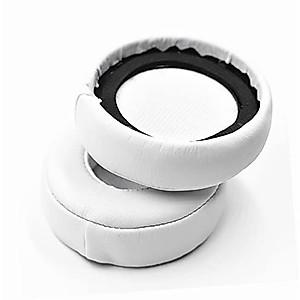 VEKEFF 1 Pair Replacement Ear Pads/Cushions for Beats by Dr Dre. Mixr - White