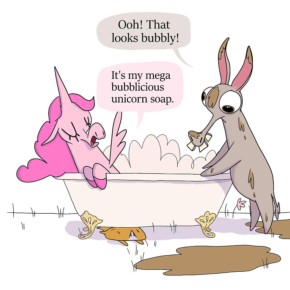 Donkeys can't take bubble baths!: A Hilariously Silly Story about Being Open-Minded and Trying New Things