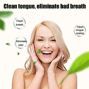 Tongue Cleaner, Tongue Brush, Tongue Scraper, Tongue Cleanser, Tongue Scraper Brush, Tongue Scraper Cleaner, Tongue Brushes, Helps Fight Bad Breath, 4 Tongue Scrapers, 4 Pack