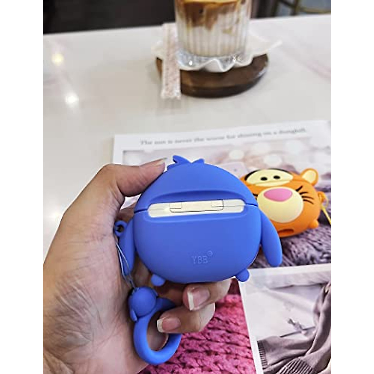 Adorable Case for Apple AirPods Pro Anime Cartoon Cute Kawaii Protective Case Anti-Fall Headphone Case Cover (Cute Donkey)